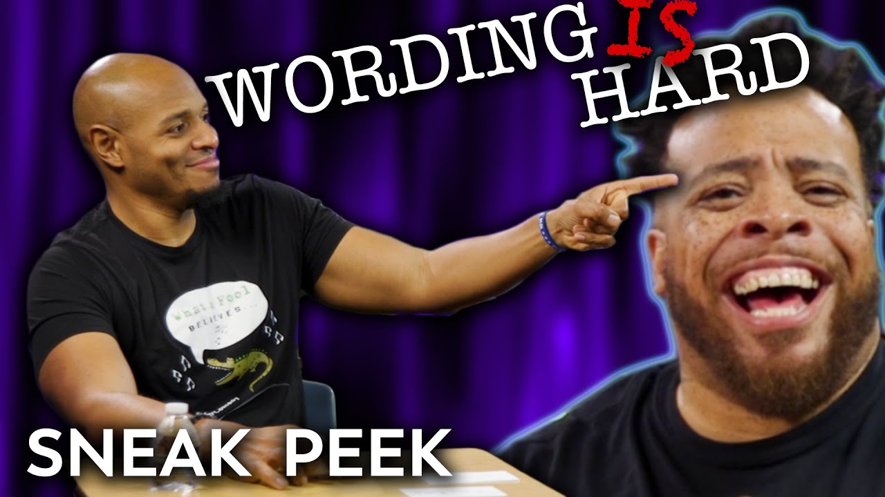 Tony Baker on Wording Is HARD - Sneak Peek! - YouTube