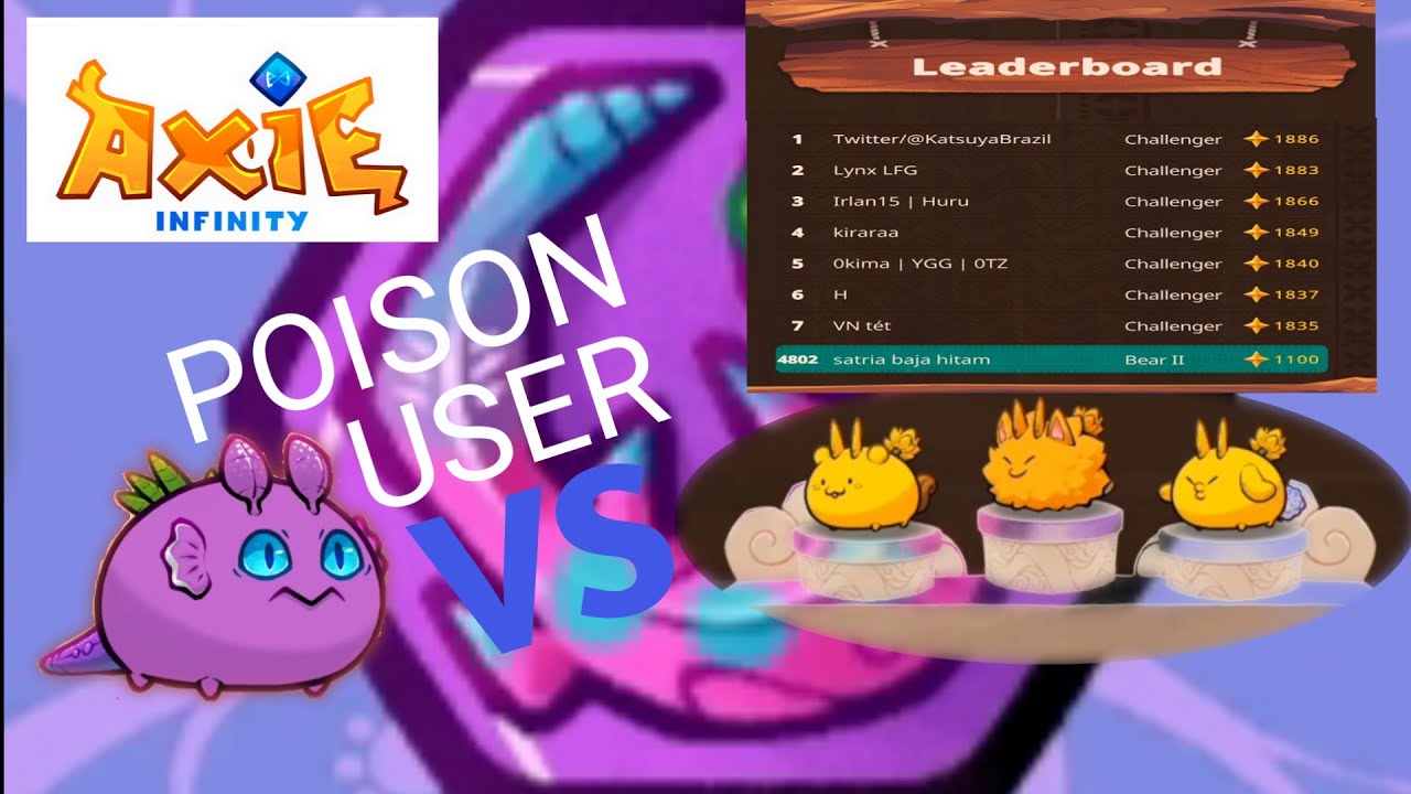 Poison vs 3 beast Axie origin - YouTube