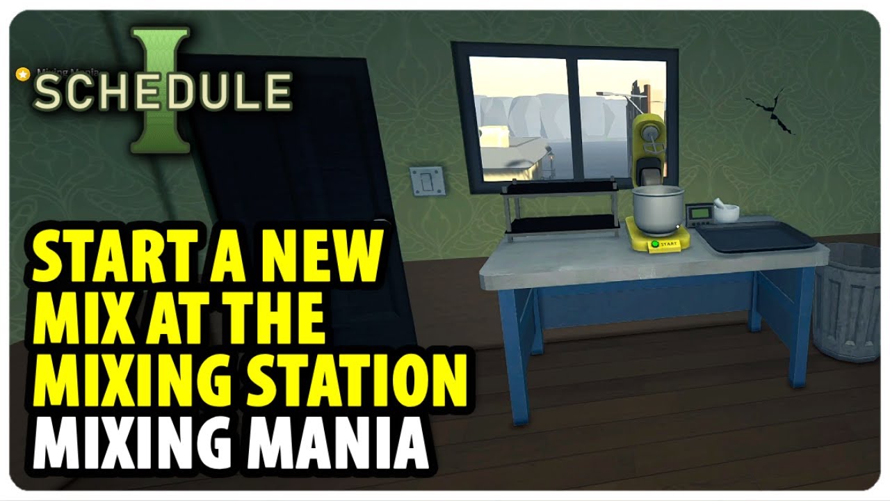 Start a new mix at the mixing station - Mixing Mania | Schedule 1 - YouTube