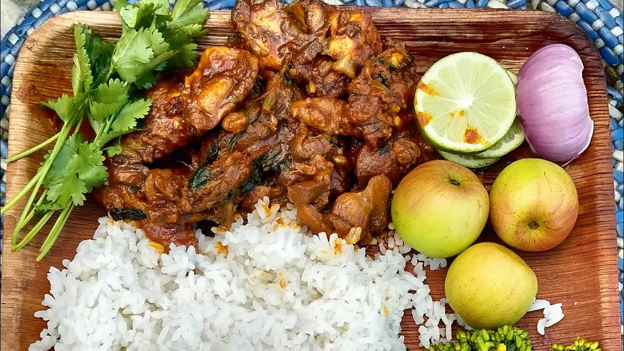 SPICY 🥵 CHICKEN & GIZZARDS WITH RICE AND VARITIES OF GREENS 😍 - YouTube