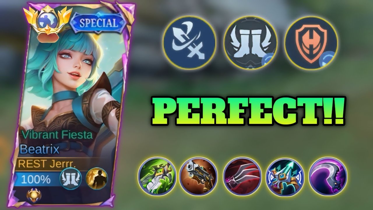 INI DIA SET BUILD & EMBLEM BEATRIX TERBAIK VERSIKU !! DAMAGENYA UDAH ...