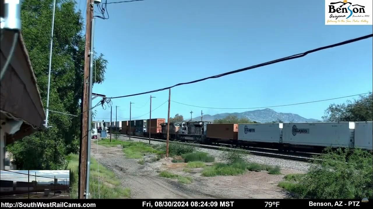 UP1996 and UP1943 WB on the UP ZG4CI at Benson AZ on 2024.08.30 - YouTube