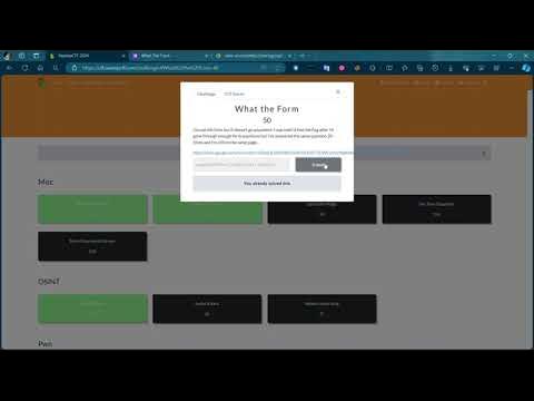 What the Form - swampCTF 2024 - YouTube