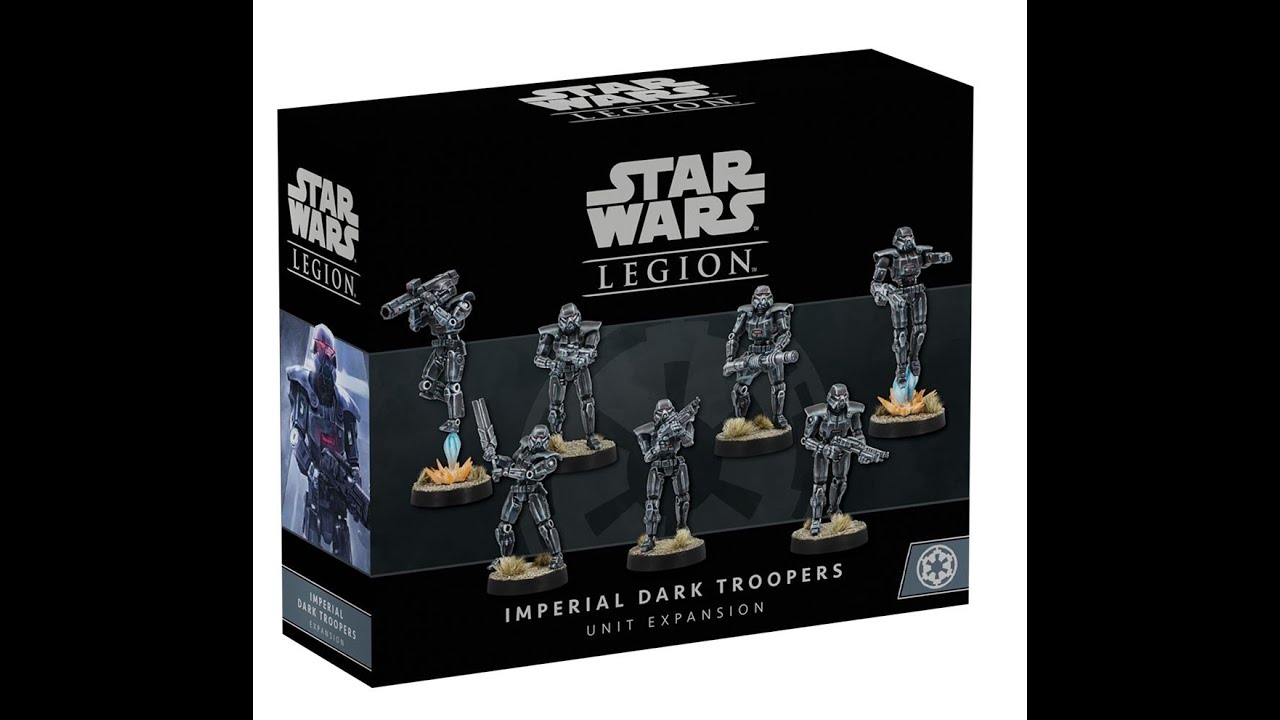 STAR WARS LEGION - Imperial Dark Troopers - YouTube