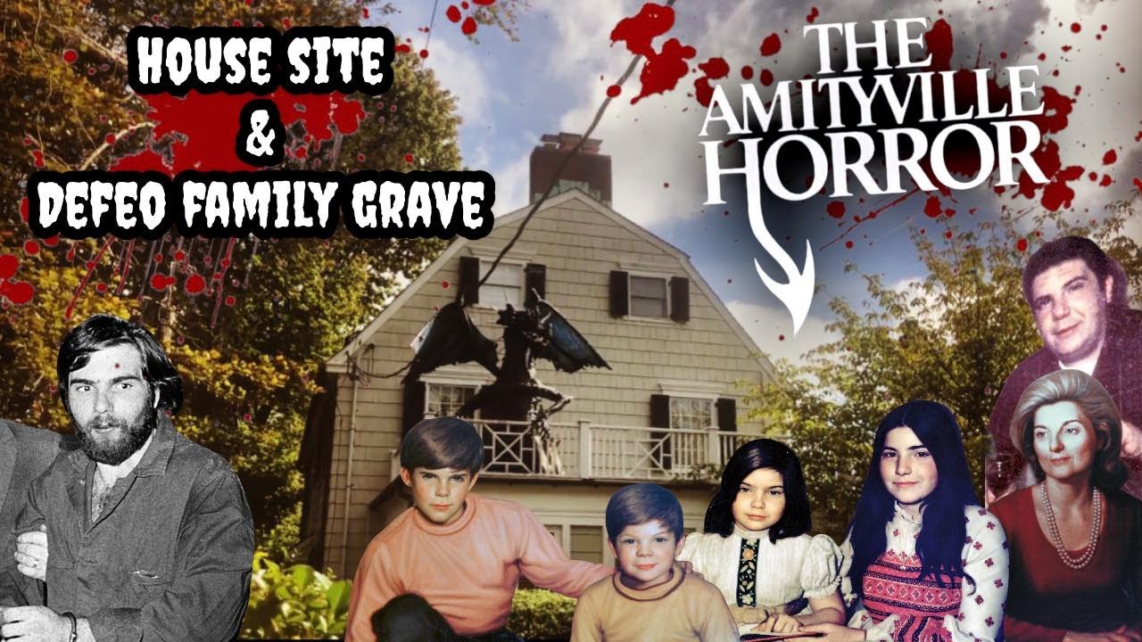 WE VISIT THE REAL AMITYVILLE HORROR HOUSE | DEFEO FAMILY GRAVE SITE ...