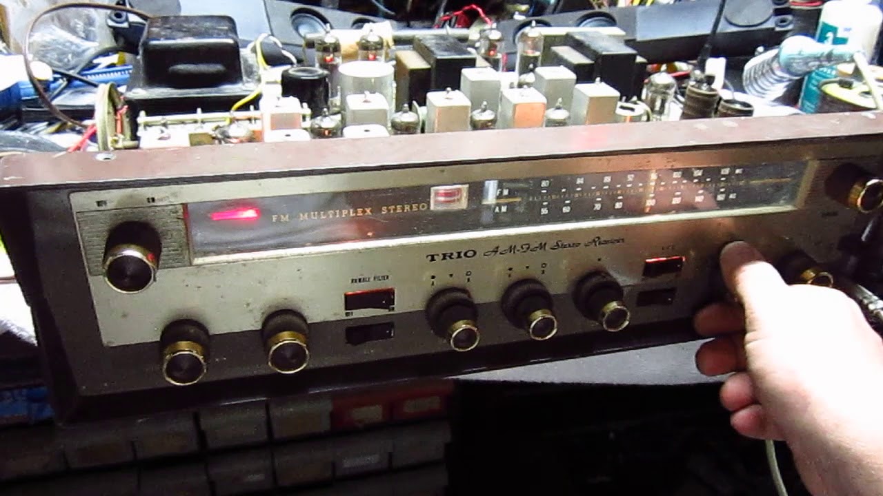 TRIO W-40 FM Stereo problem - YouTube