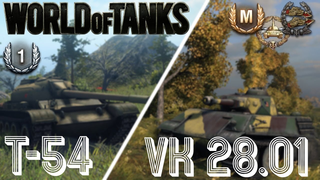 World of Tanks Replay | T-54 | VK 28.01 | The Duellist - YouTube