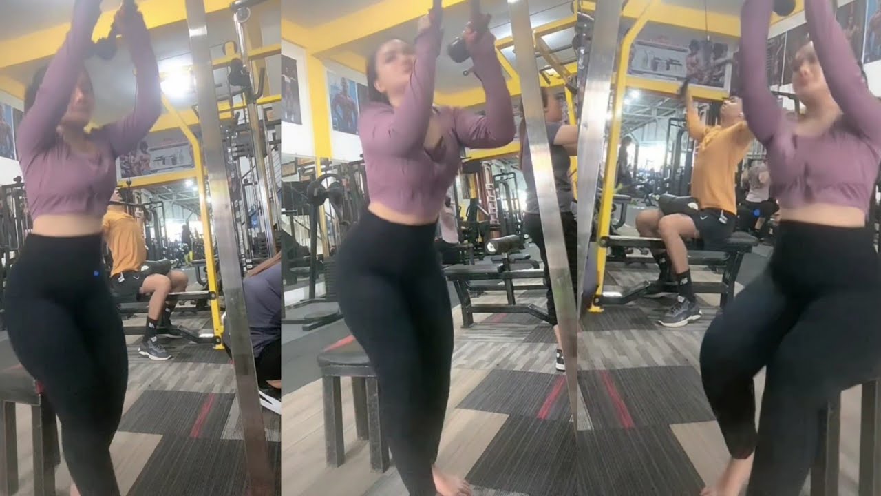 Try On Legging Atasa Olah Raga Gym Wanita Bahan Tipis - YouTube