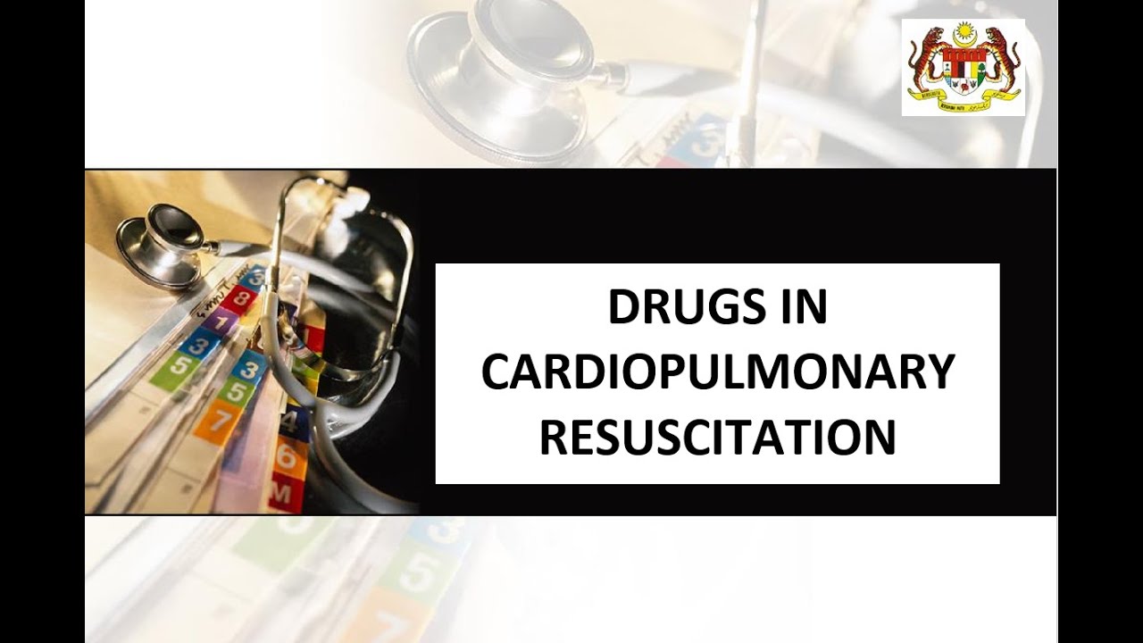 Drugs In Resuscitation - YouTube