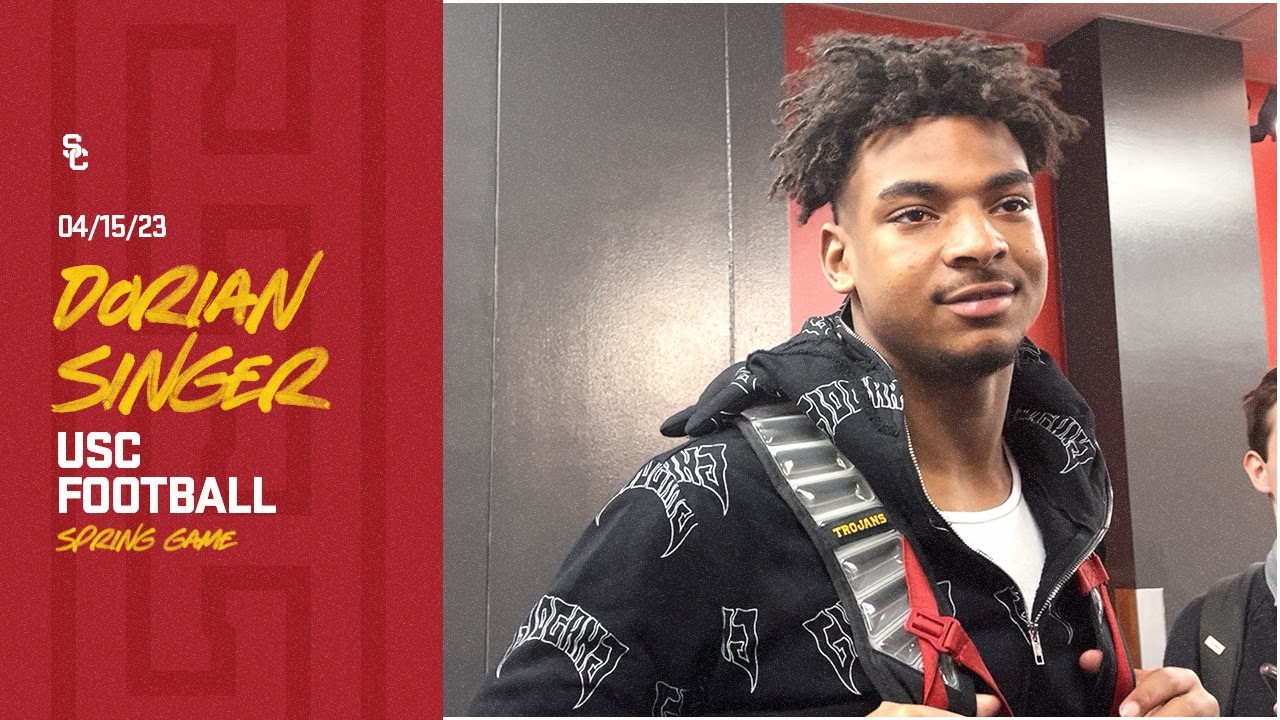 USC WR Dorian Singer | Spring Game 2023 - YouTube