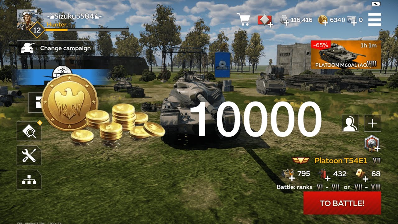 How to get golden [war thunder mobile] - YouTube