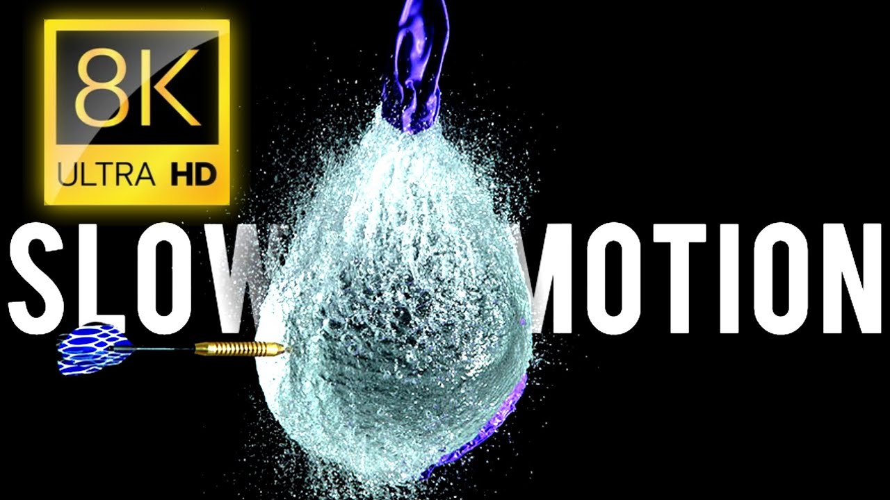 Super SLOW MOTION in 8K ULTRA HD 1000FPS - YouTube