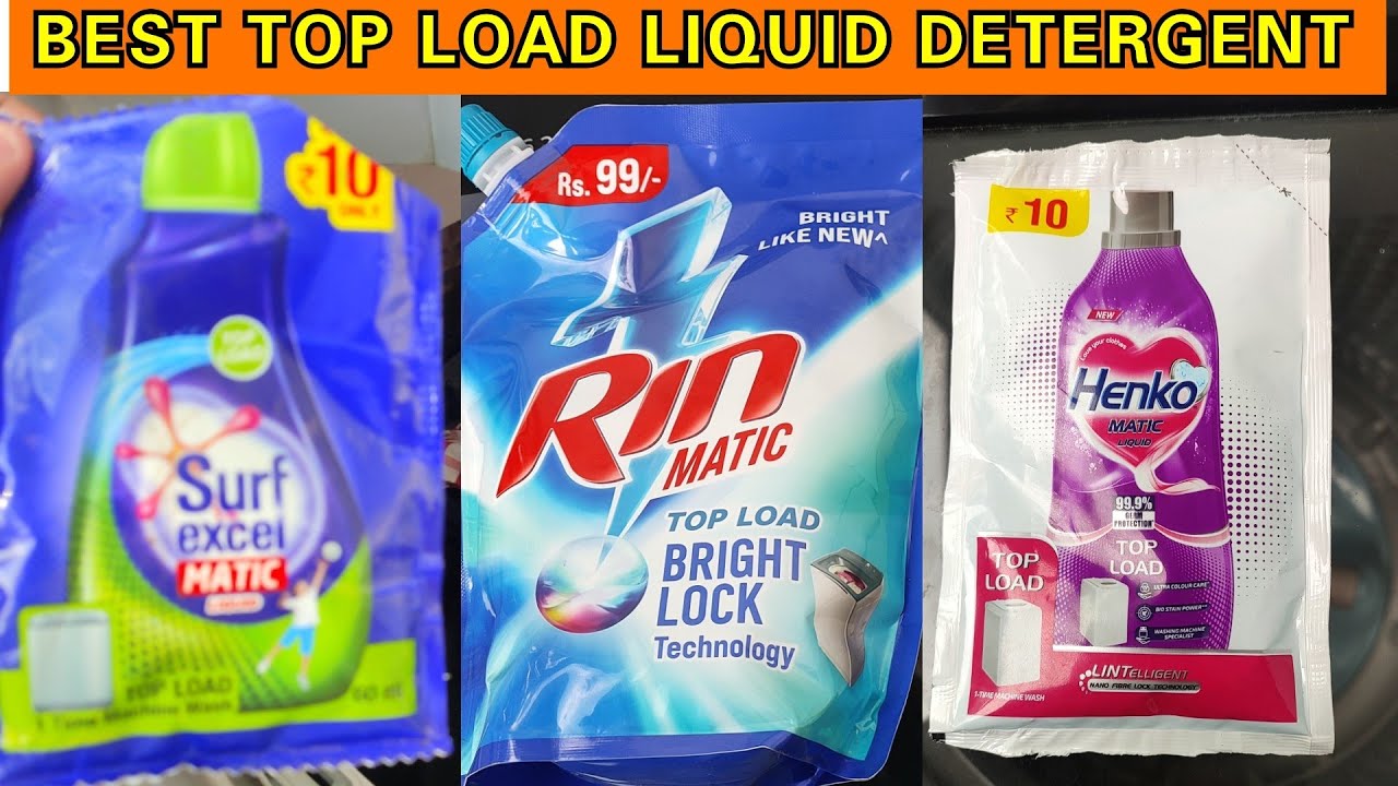 BEST TOP LOAD LIQUID DETERGENT | How to use liquid detergent in top ...