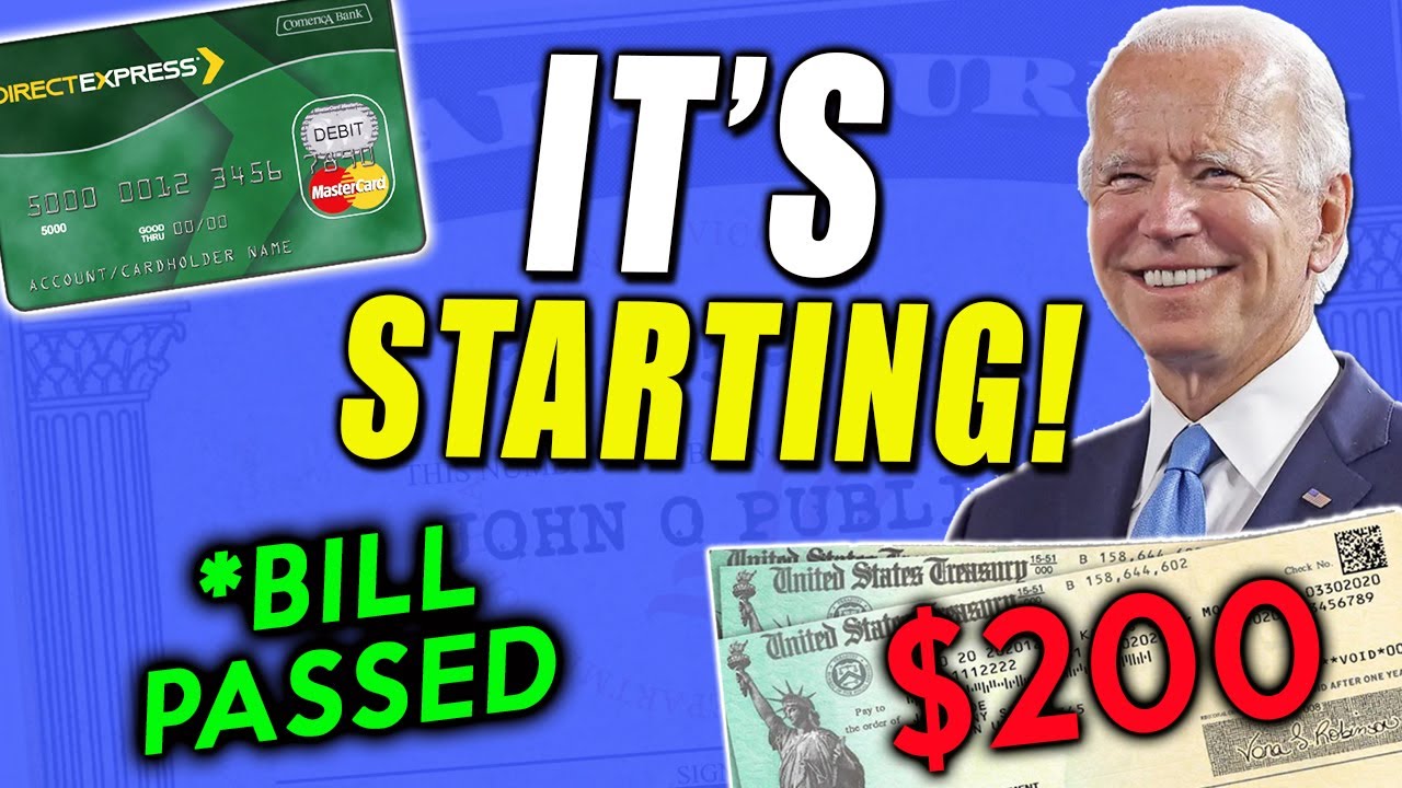 FINALLY! Bill Passed in House, $2000 Stimulus Check Update, $200 ...