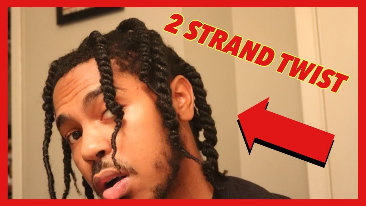 HOW TO DO 2 STRAND TWIST FOR MEN | SIMPLE & EASY - YouTube