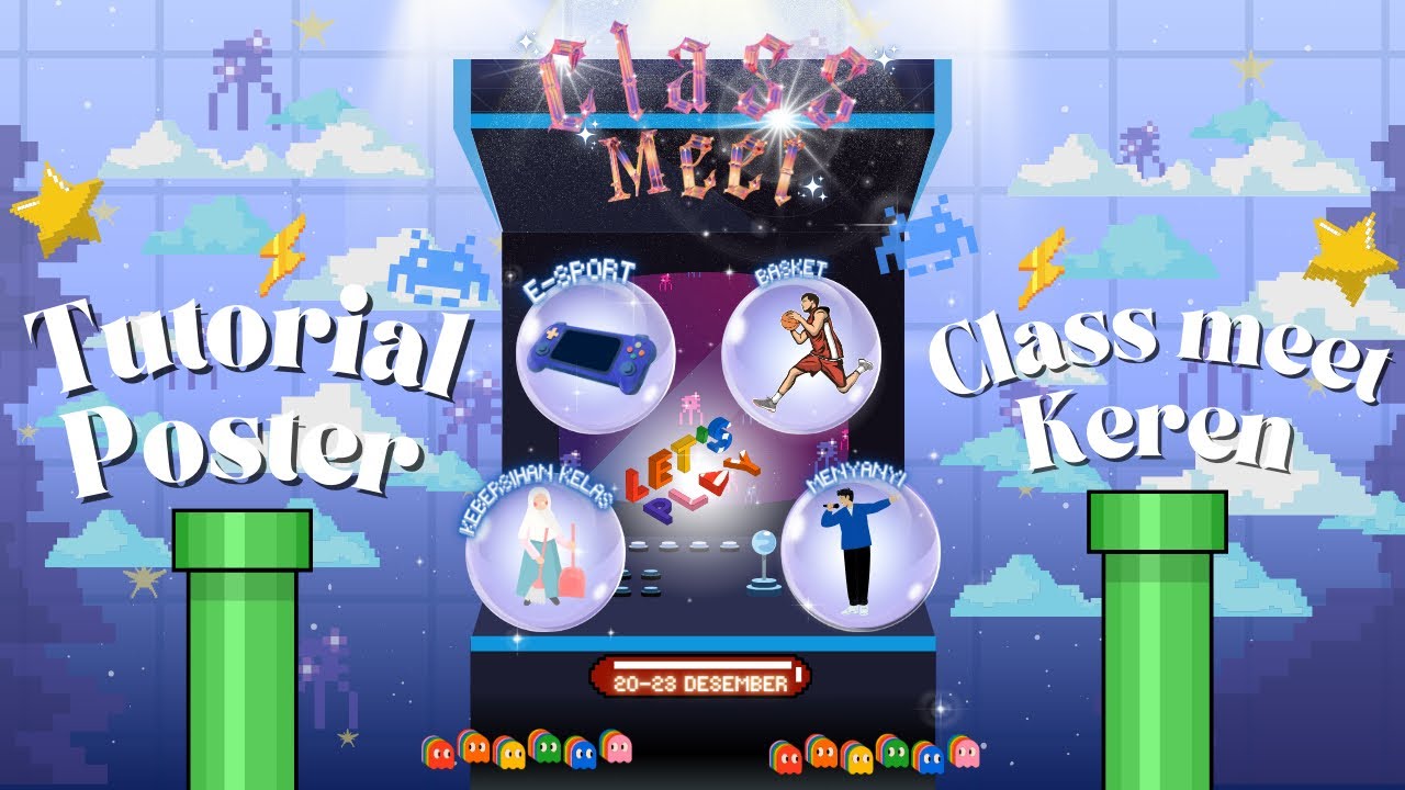 Class Meet Tema video game! 🎮link template gratis cek deskripsi box # ...