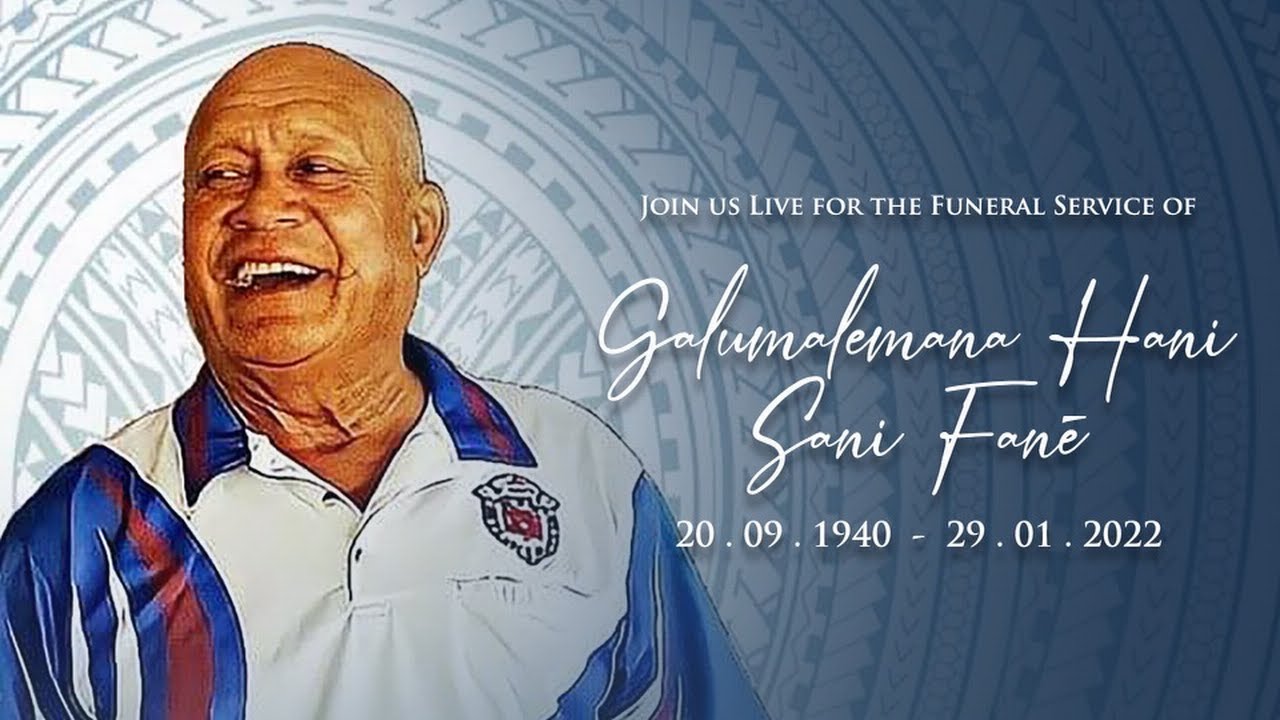 Funeral service of Galumalemana Hani Sani Fanē - YouTube