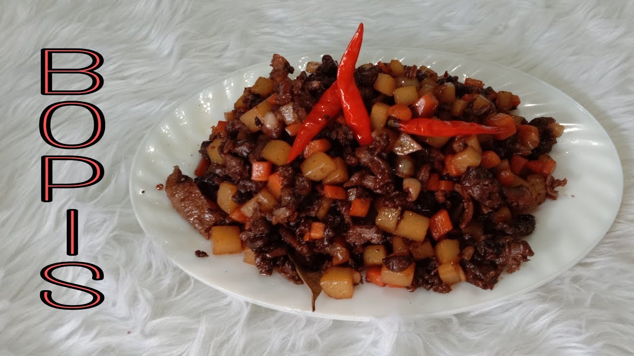 how to cook bopis | crispy bopis | bopis kapampangan - YouTube