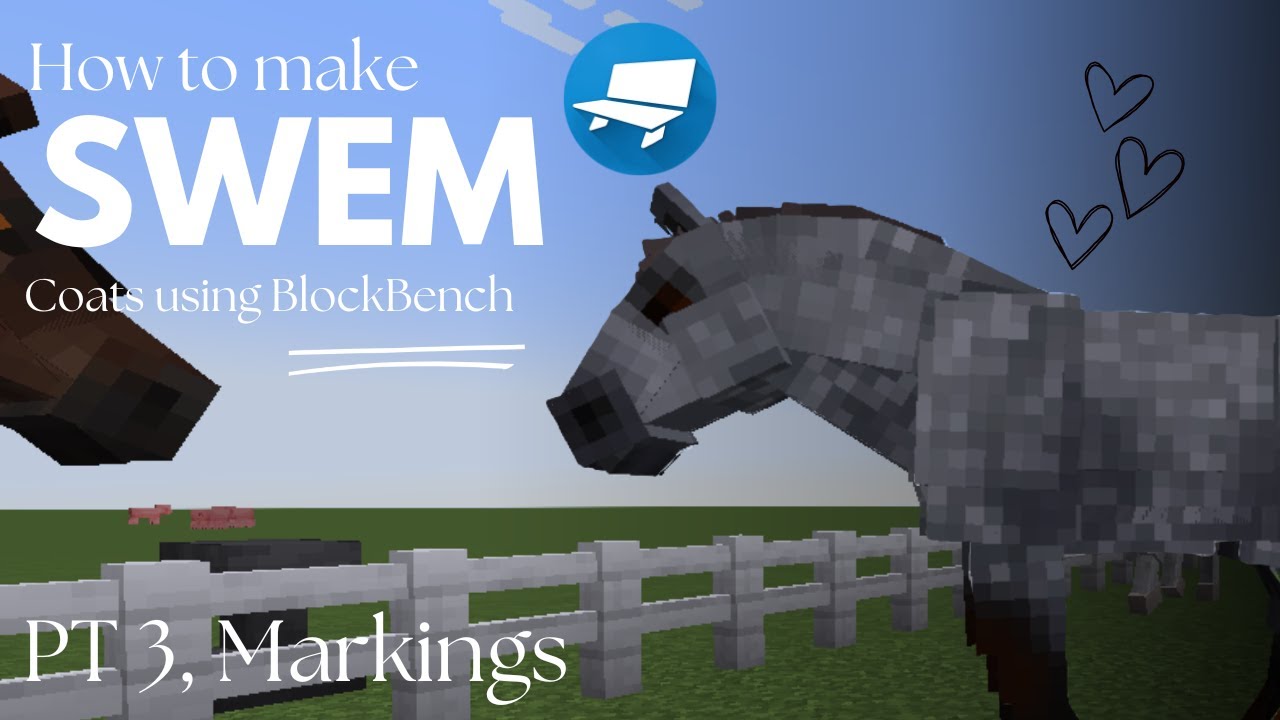 How to: custom SWEM coats with Blockbench PT 3, Markings - YouTube