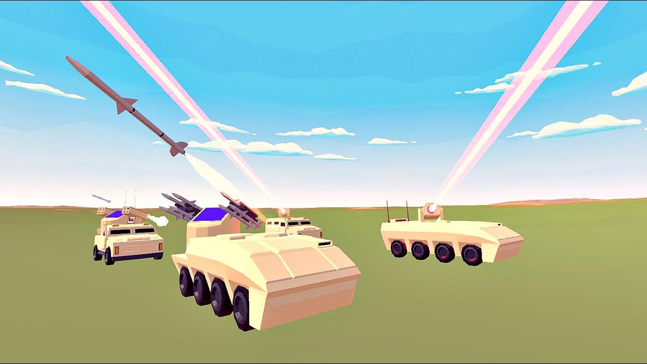 Demonstration of anti-aircraft armored units - My new air combat game ...
