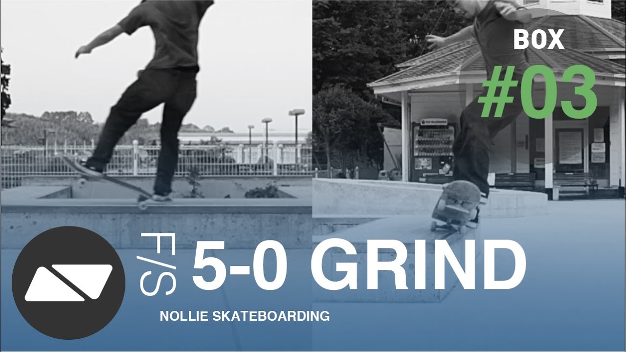 FRONTSIDE 5-0 GRIND [SKATEBOARDING BOX TUTORIAL #3.0] - YouTube