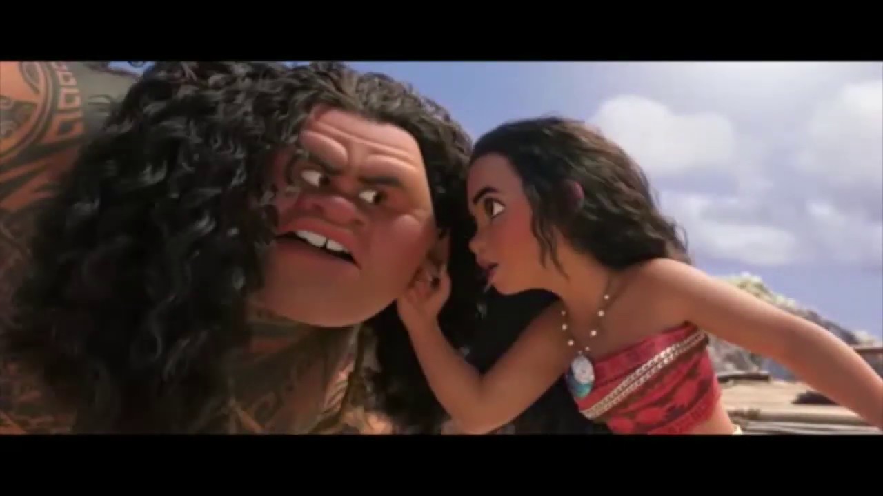 Moana - Moana meets Maui | Moana lands on the Island Maui lives - YouTube