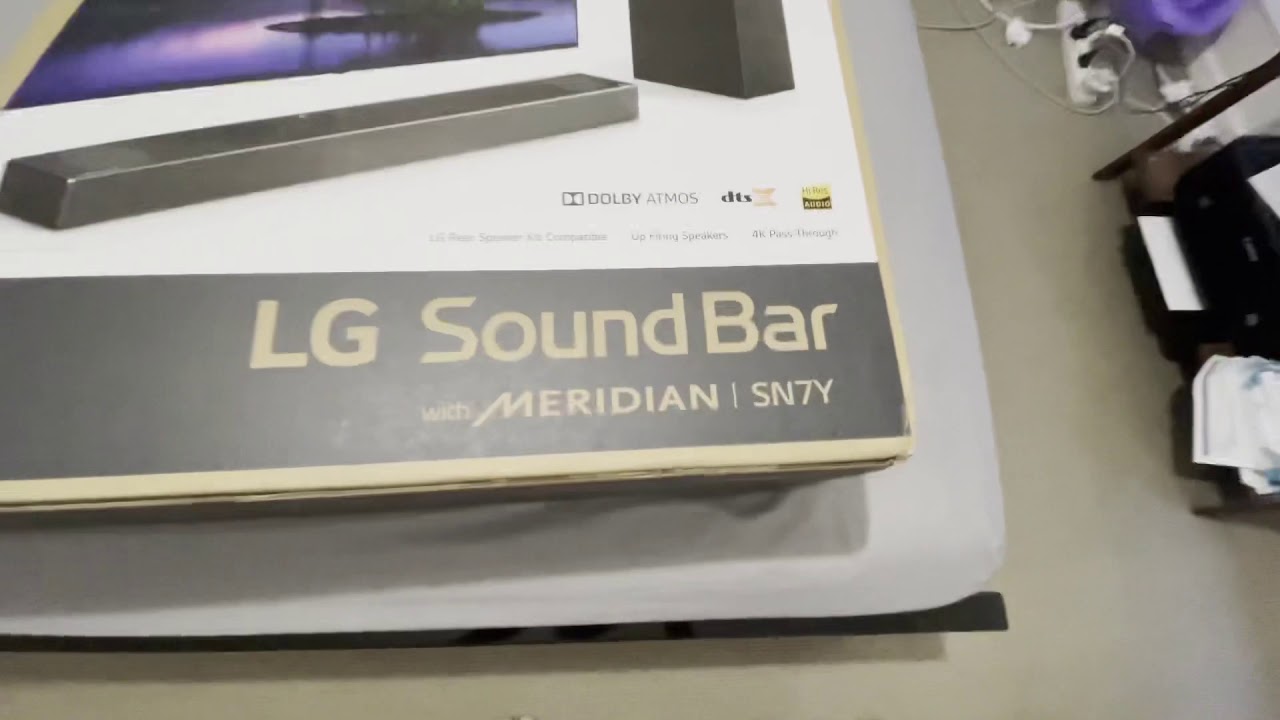 LG SN7Y Dolby atmos sound bar - YouTube