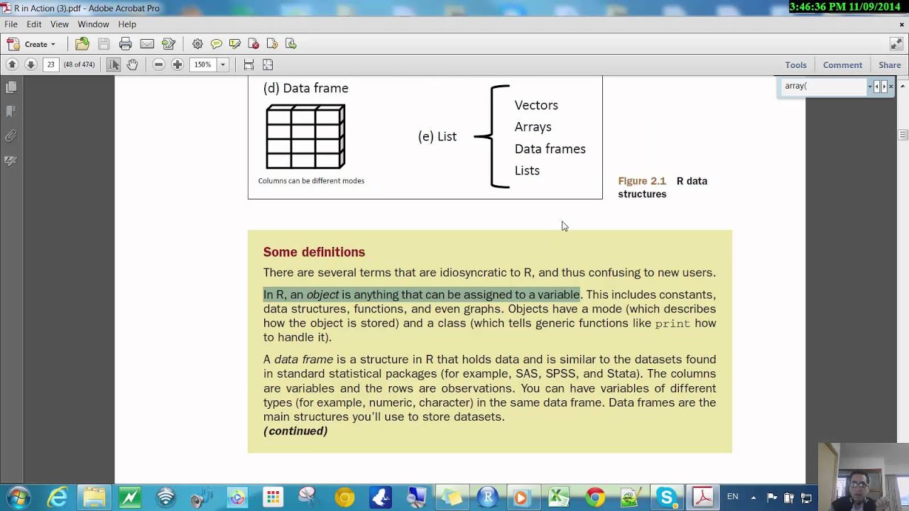 R in action chapter 2 part 1 - YouTube