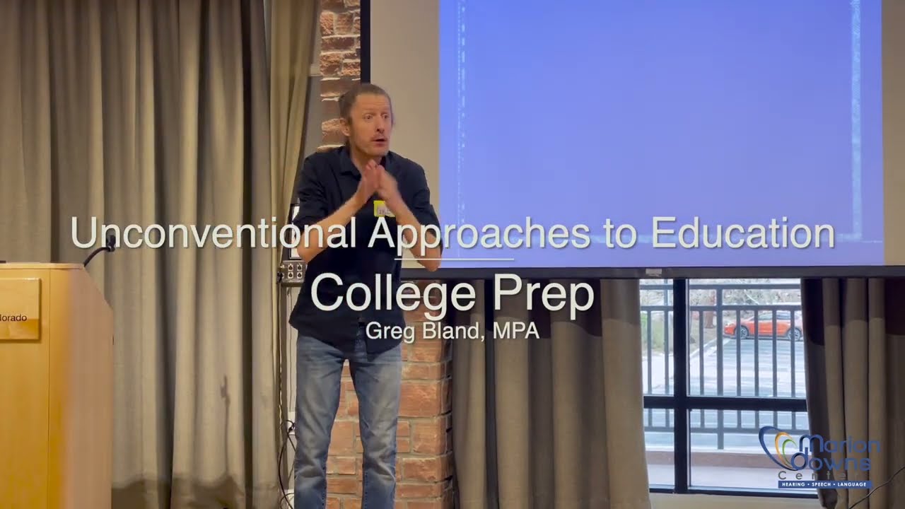 College Prep - Unconventional Approaches to Education with Greg Bland ...