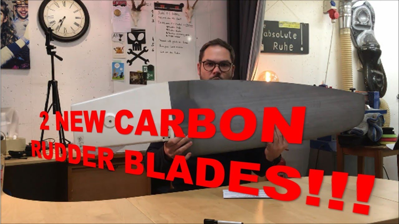 Episode 4 - DIY Carbon Double Rudder System on my boat the START ...