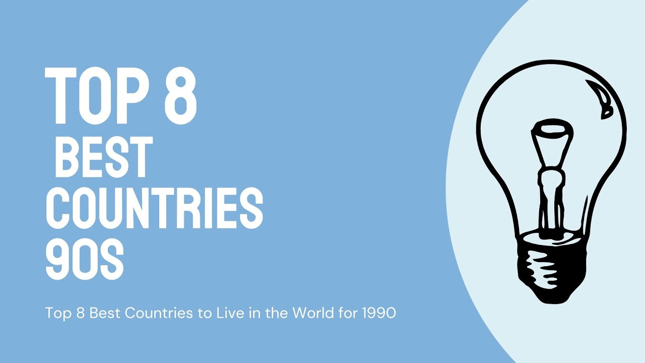 Top 8 Best Countries to Live in the World for 1990 - YouTube