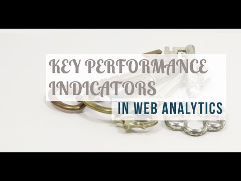 key performance indicators in web analytics - YouTube