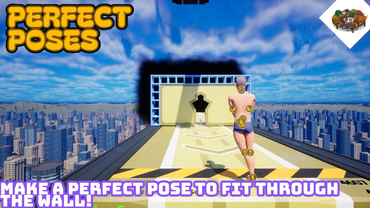 Make A Perfect Pose To Fit Through The Wall! | Perfect Poses - YouTube