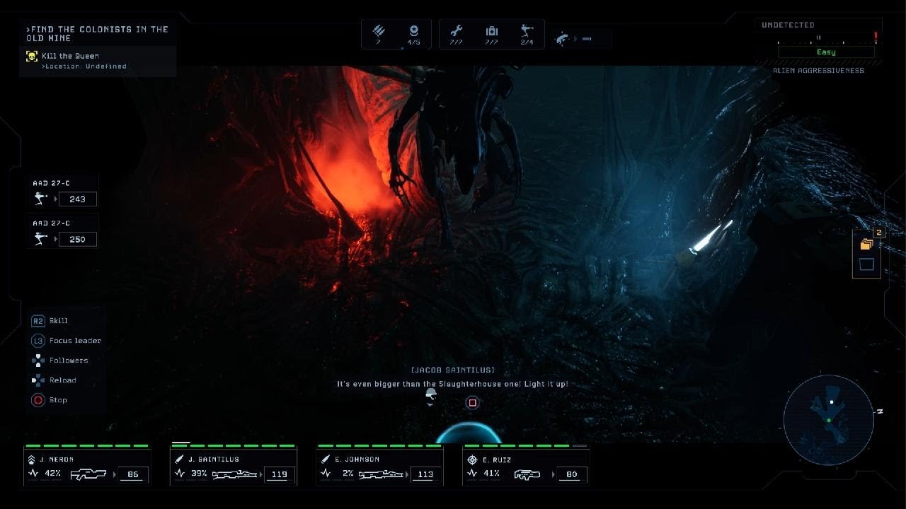 Aliens: Dark Descent, Dead Hills, Mine, Queen, Nightmare Difficulty ...