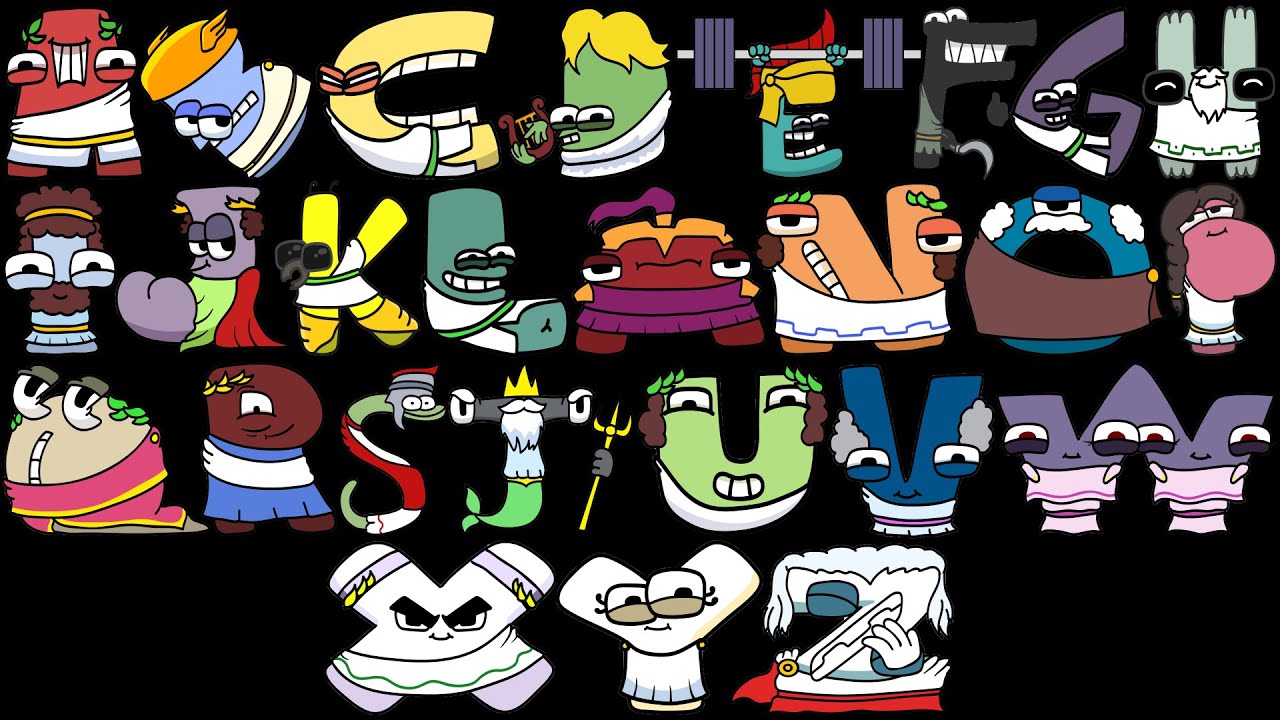 Alphabet Reverse toy All Letter FROM O BUT THEY ALL GREEKS - YouTube