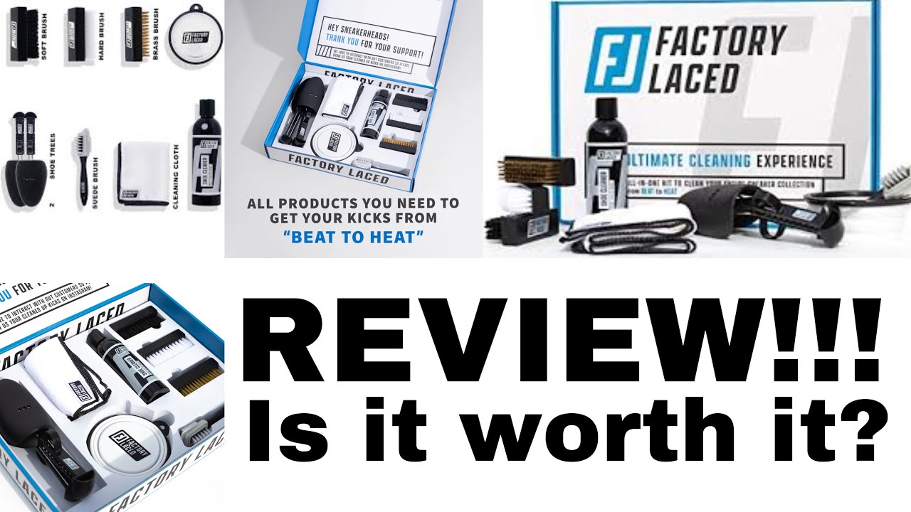 Factory Laced Shoe Cleaning Unboxing (Is it worth it?) - YouTube