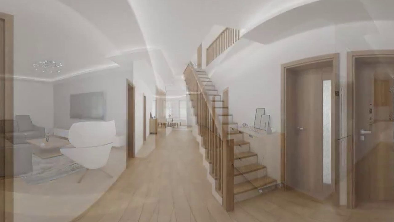 INTERIOR DESIGN - Modern House - Bošany [360 VR 4K] Blender - Cycles ...