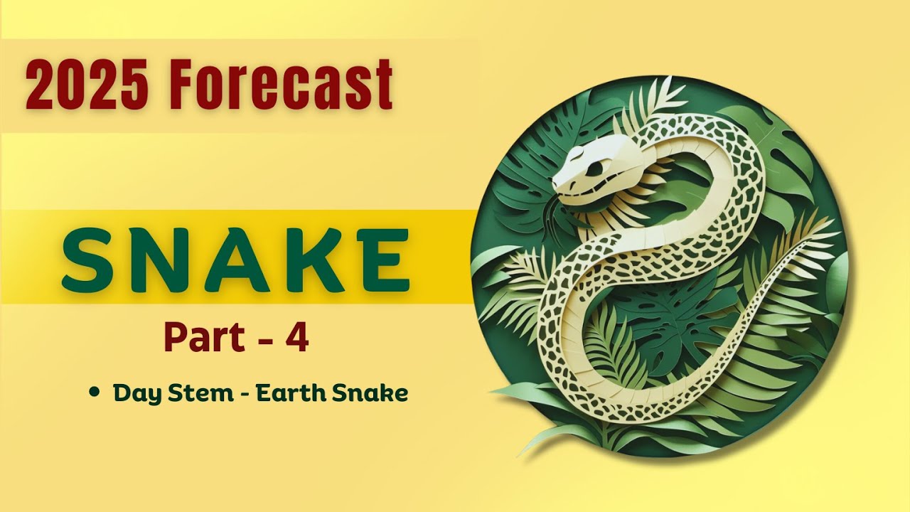 2025 Snake Zodiac Part 4 || Monthwise Forecast for EARTH Snake || Wood ...