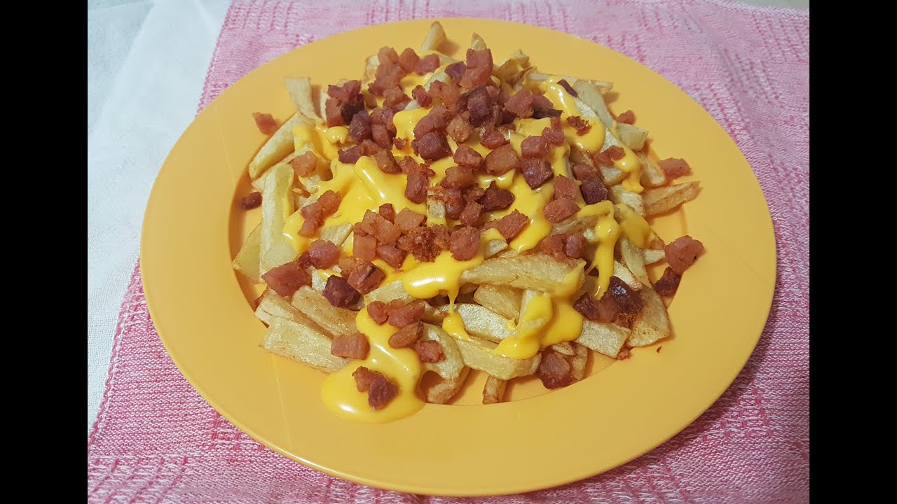 Batata com cheddar e bacon! - YouTube