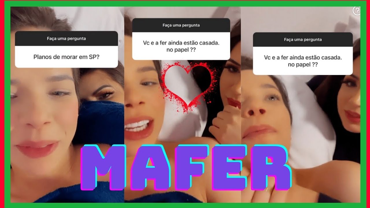 😍 FERNANDA E MARIA CONTA TUDO SOBRE FESTA DOS FAMOSOS | CASAL MAFER ...
