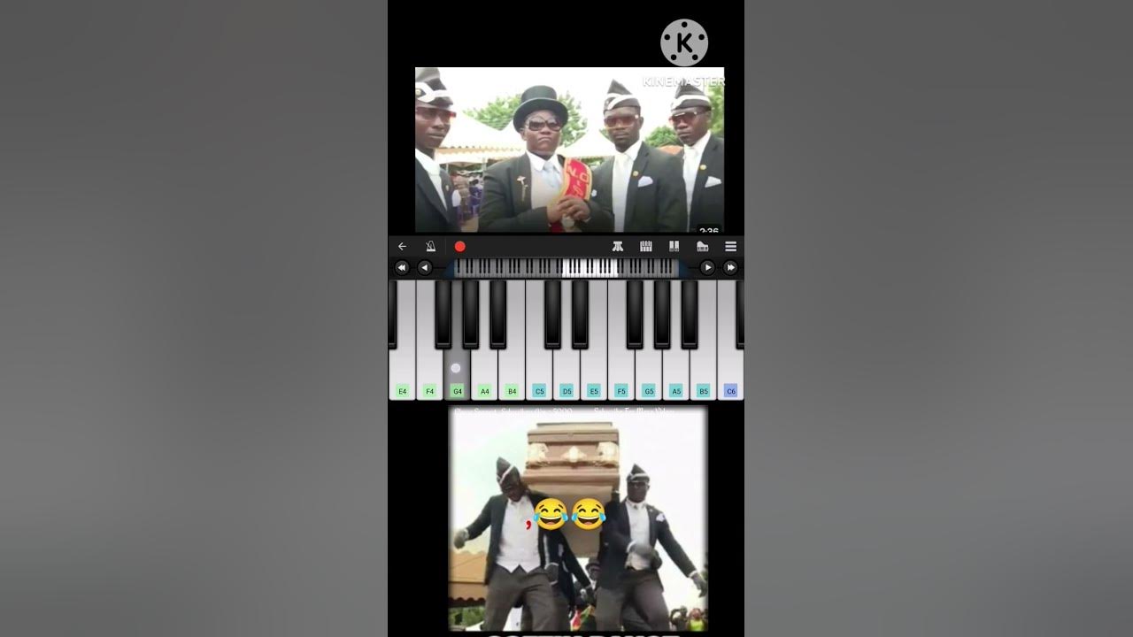 Astronomia Coffin Dance Meme Piano Funeral Dance Easy Mobile Piano