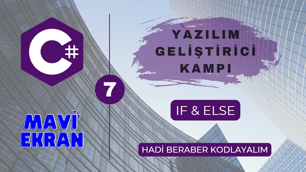Yazılım Csharp C 7 Ifelse Youtube 4355