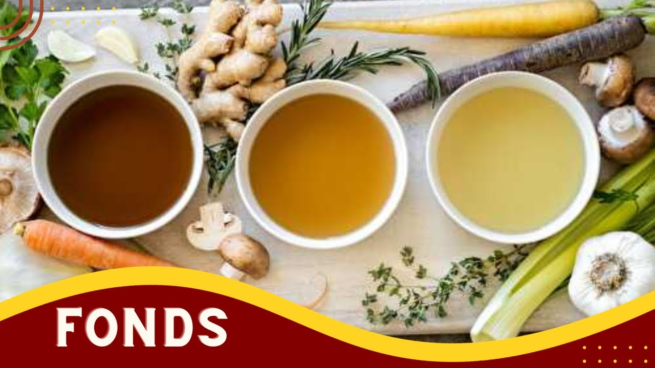 كيفية تحضير أو إعداد Fond Blanc - Fond Brun - Fond Amirican - YouTube