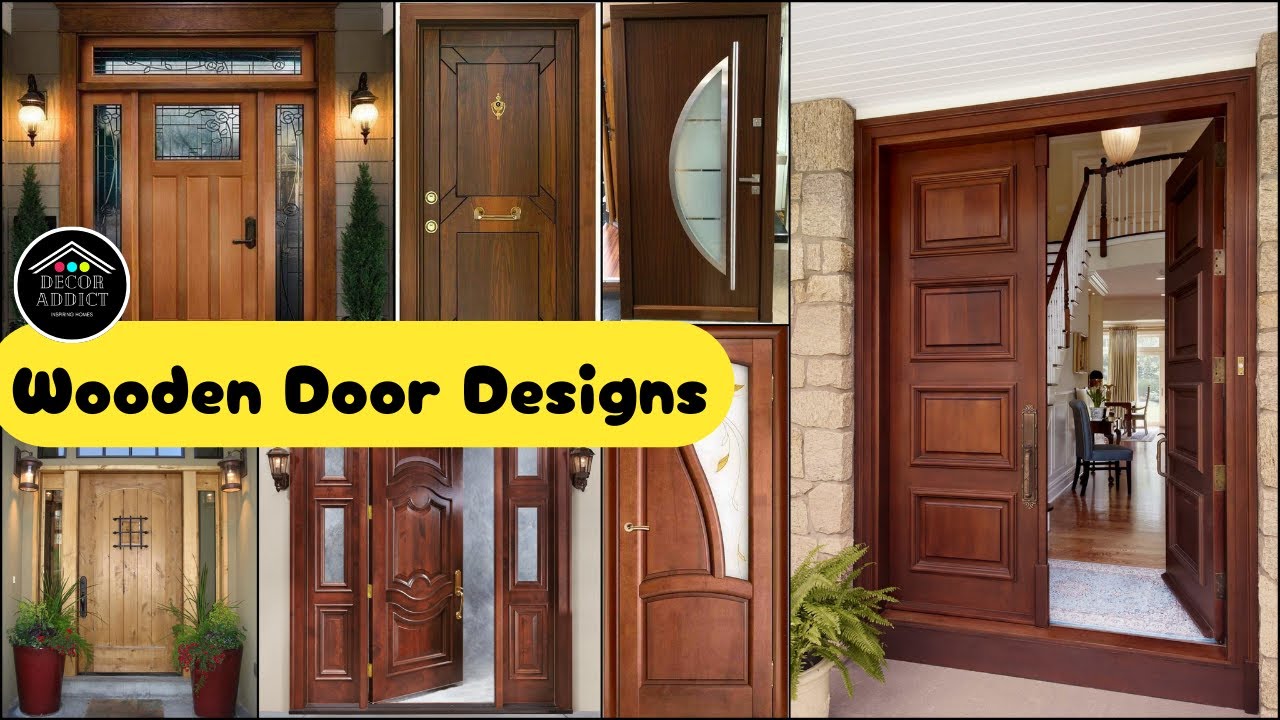 Wooden Door Design Ideas! Modern Front Door Designs - YouTube