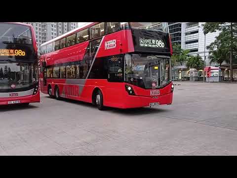 KMB K V6B153 WU4676@98D駛離坑口(北)總站 - YouTube