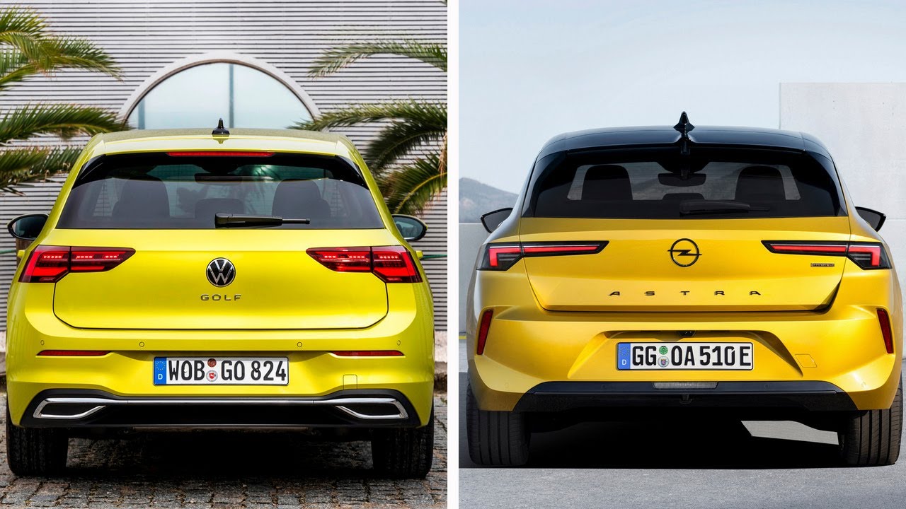 Opel Astra 2022 vs Volkswagen Golf 2022 - YouTube
