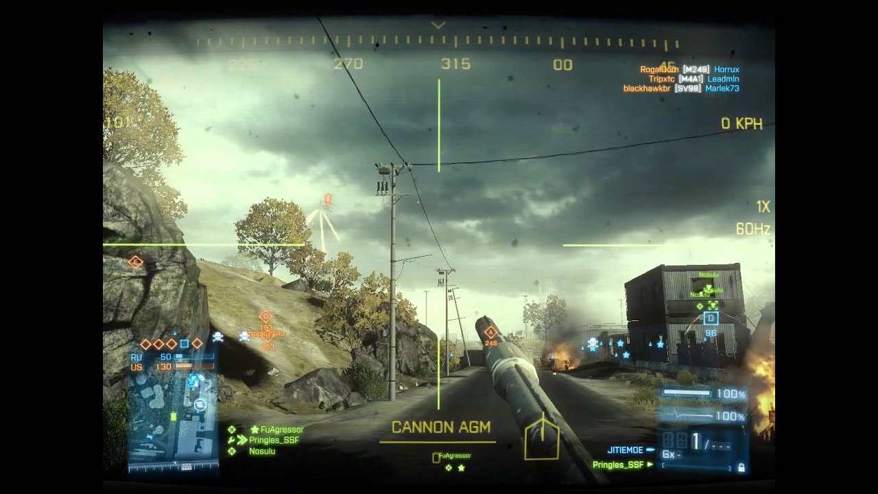 Battlefield 3 - SOFLAM + MBT Guided Shell = AWESOME - YouTube