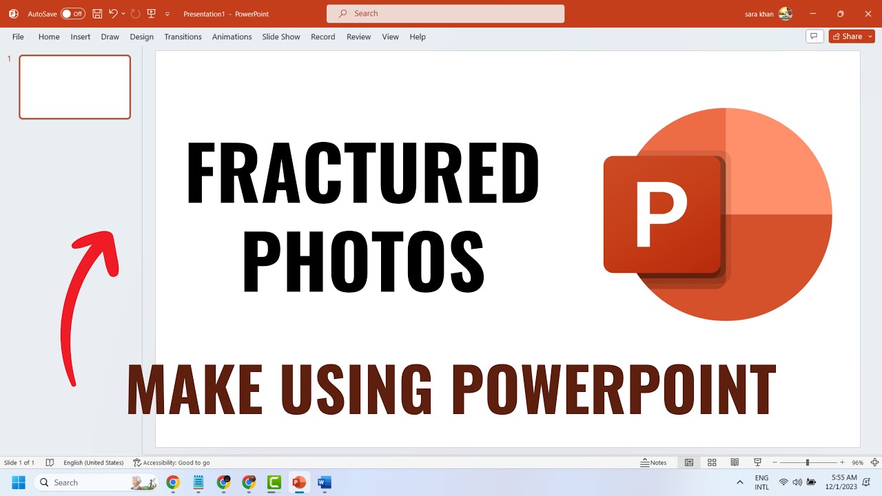 How to Make Fractured Photos Using PowerPoint - YouTube