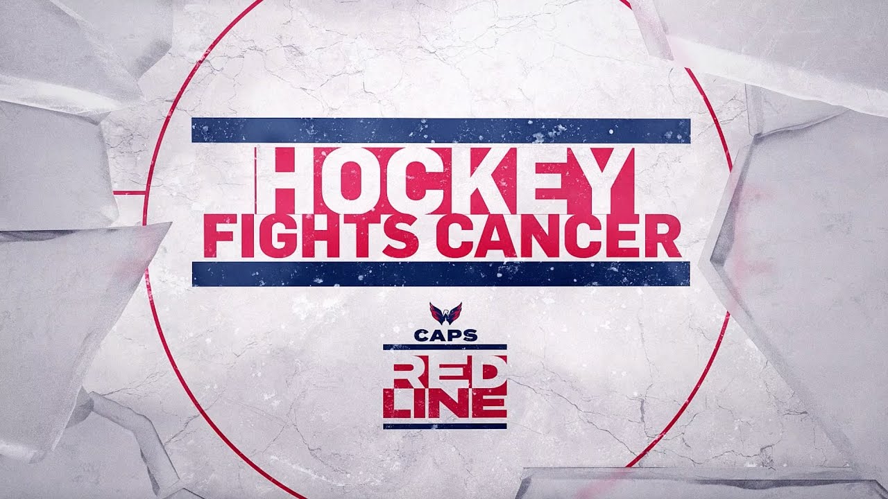 Capitals host Hockey Fights Cancer skate | Caps Red Line - YouTube