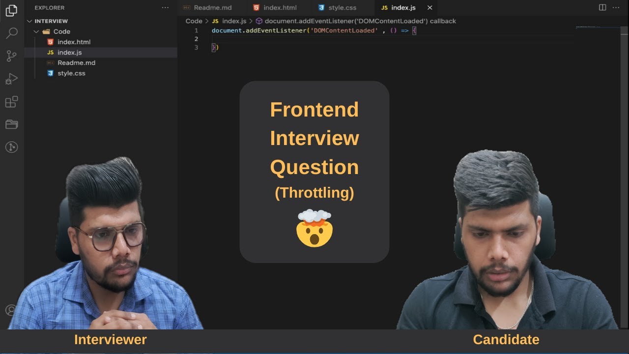 Frontend Interview Question Ft Throttling 🔥 Ep 2 Youtube